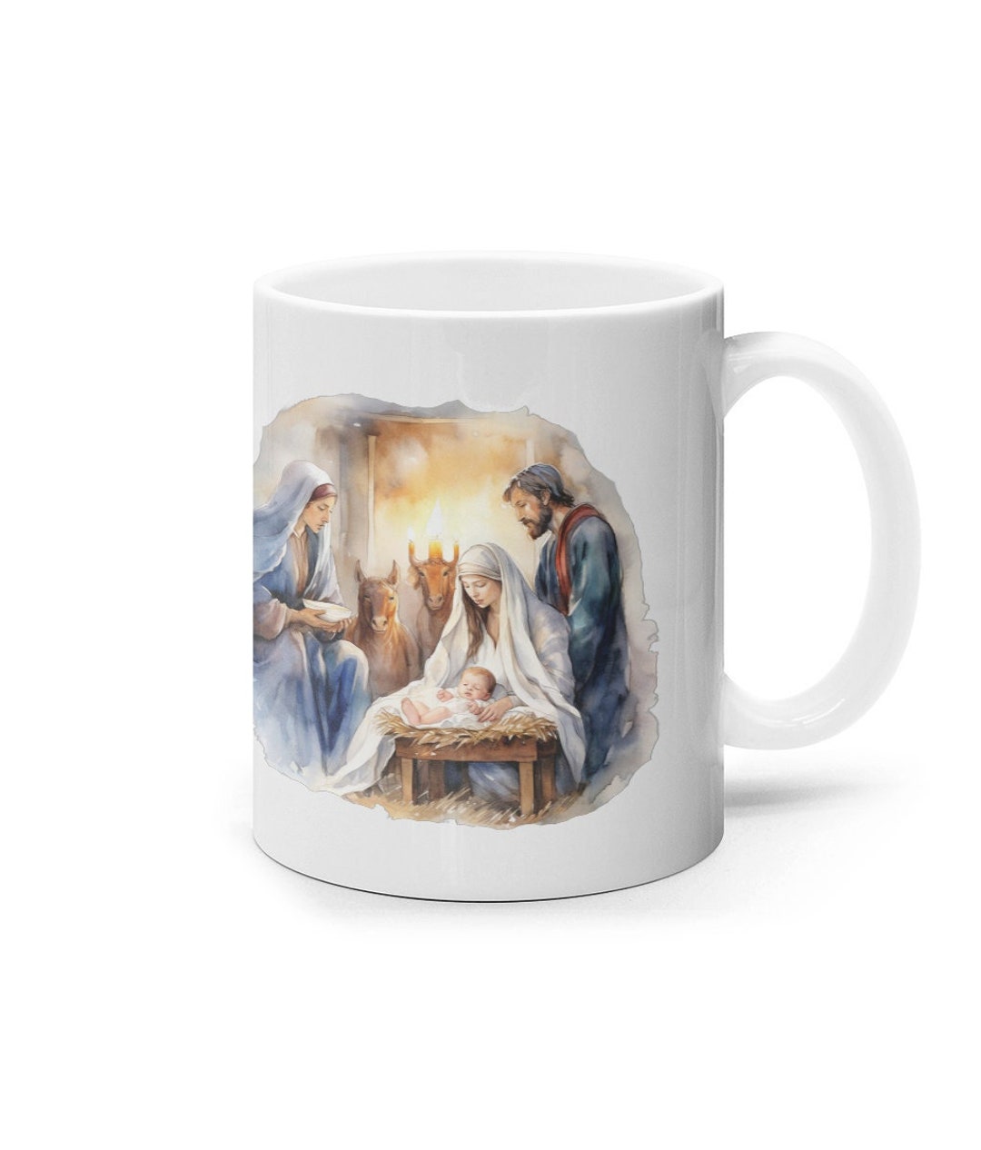 Christmas Nativity Scene Mugs,next Day Delivery for Order Before 11AM ...