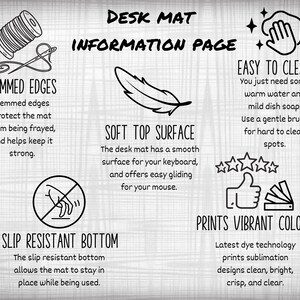 Frankenstein Computer Desk Mat, Halloween Desk Mat, Movie Monster Desk ...