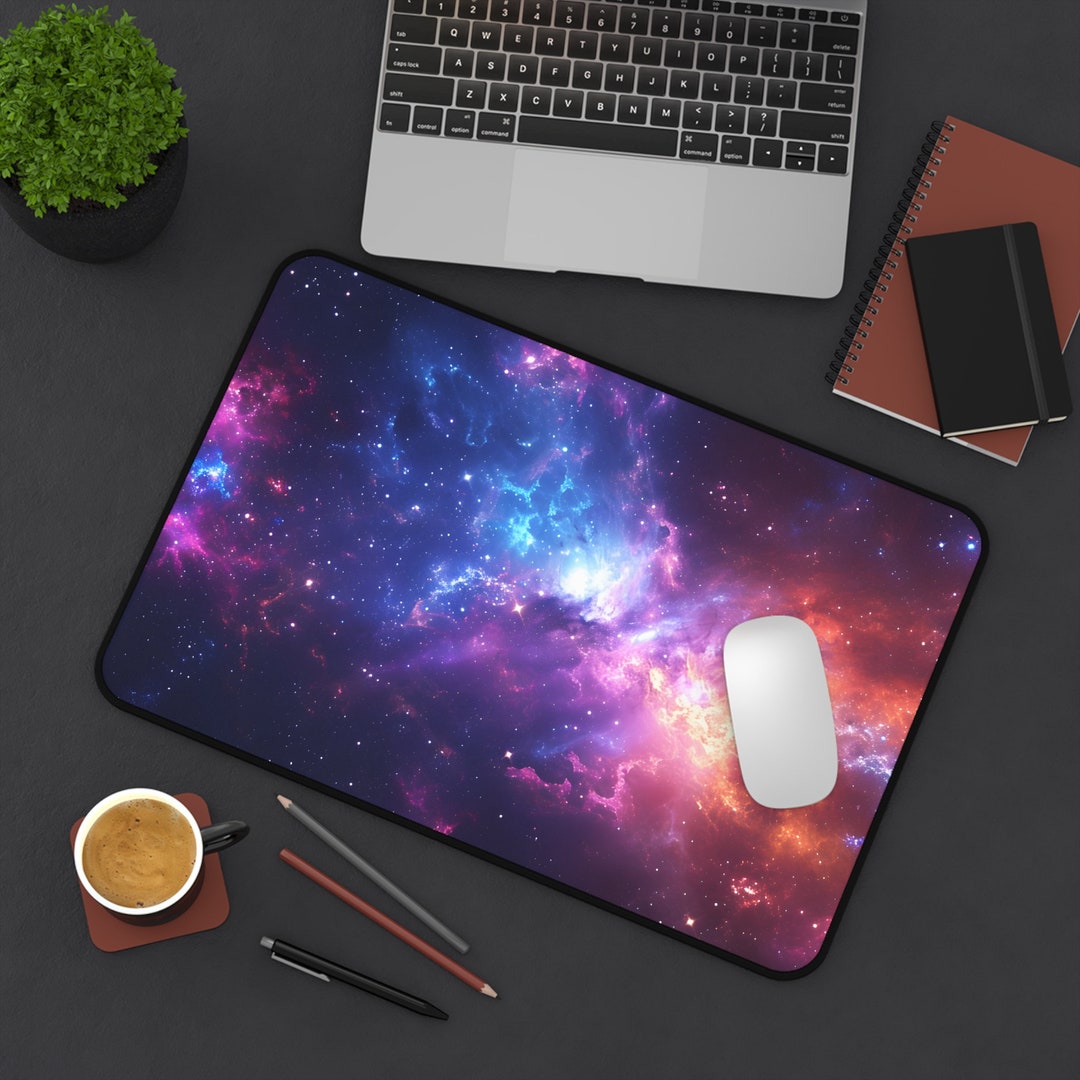 Space Galaxy Desk Mat Design, Space Lovers Desk Mat, Galaxy Lovers ...