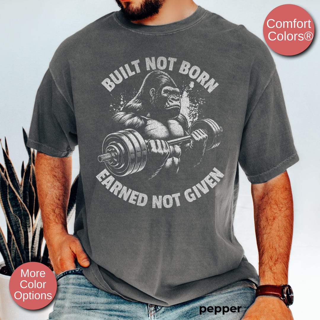 Comfort Colors Weightlifting Shirts, Men's Gym Shirt, Fitness Shirts ...