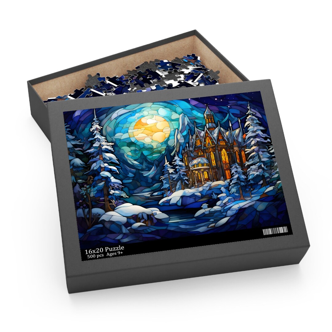 Winter Wonderland Puzzle 120 252 500-piece Winter Magic - Etsy