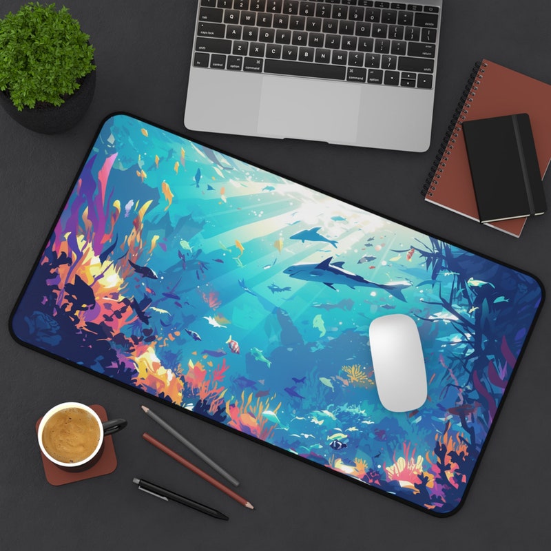 Large Colorful Mouse Pad - Etsy