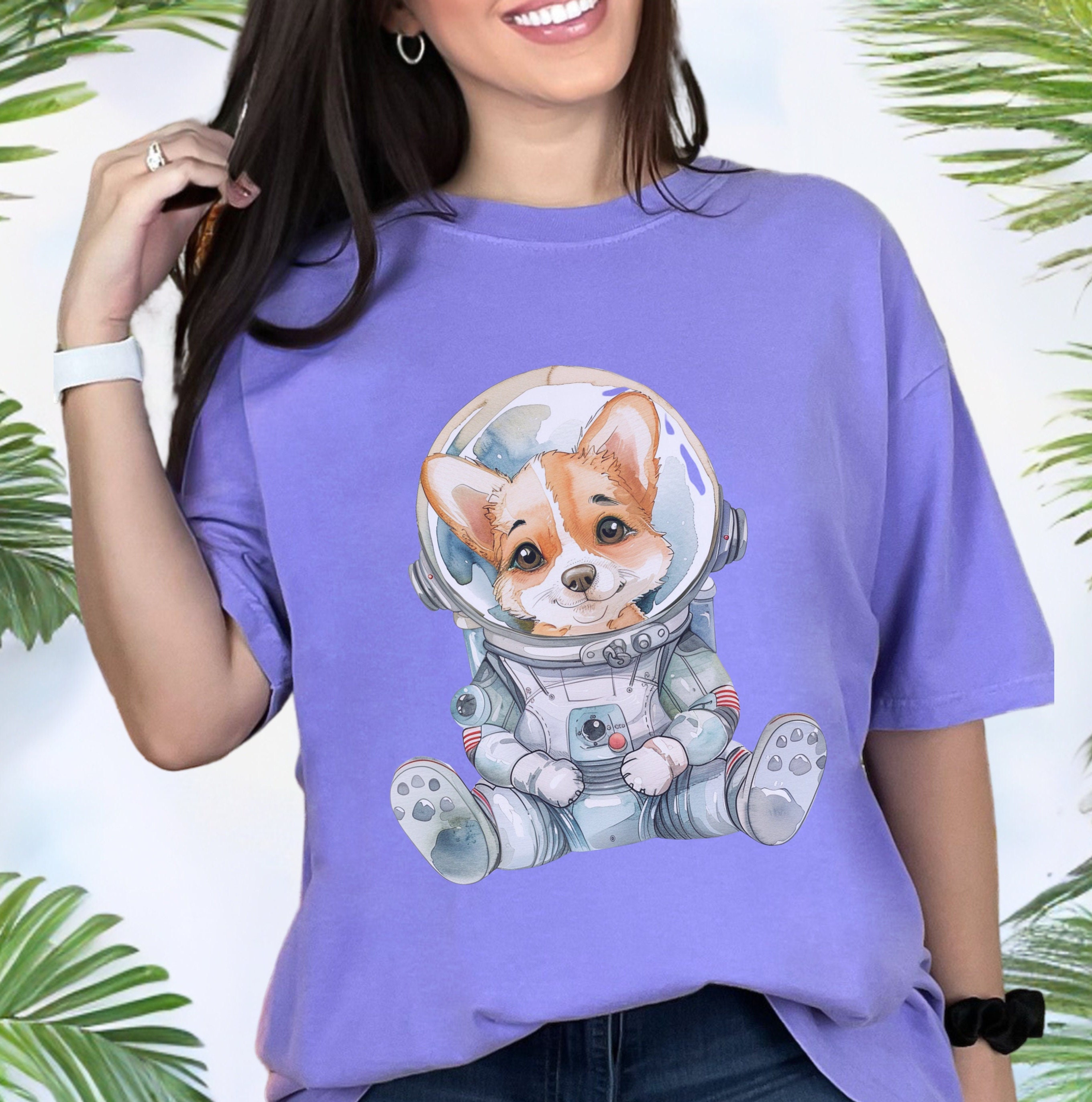 Watercolor Space Cliparts Cute Animal Astronauts in Space Clipart Space ...