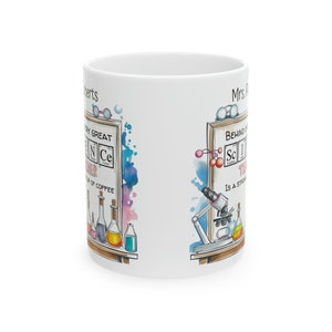 Custom Science Teacher Coffee Mug Design, Teacher Appreciation ...