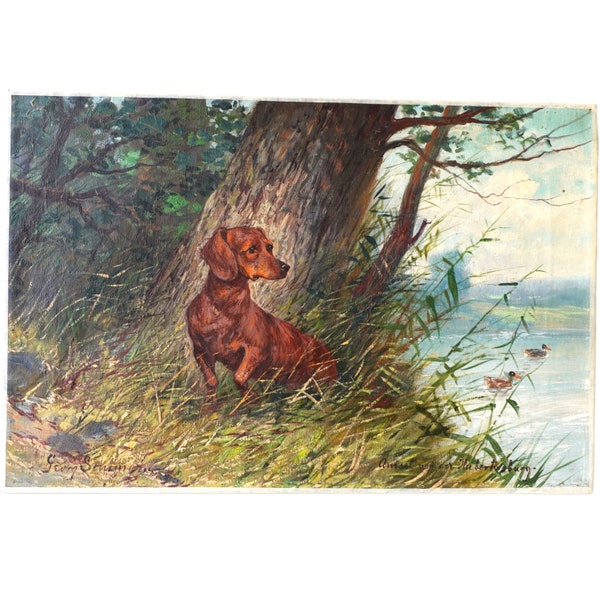 Art de teckel - Etsy France