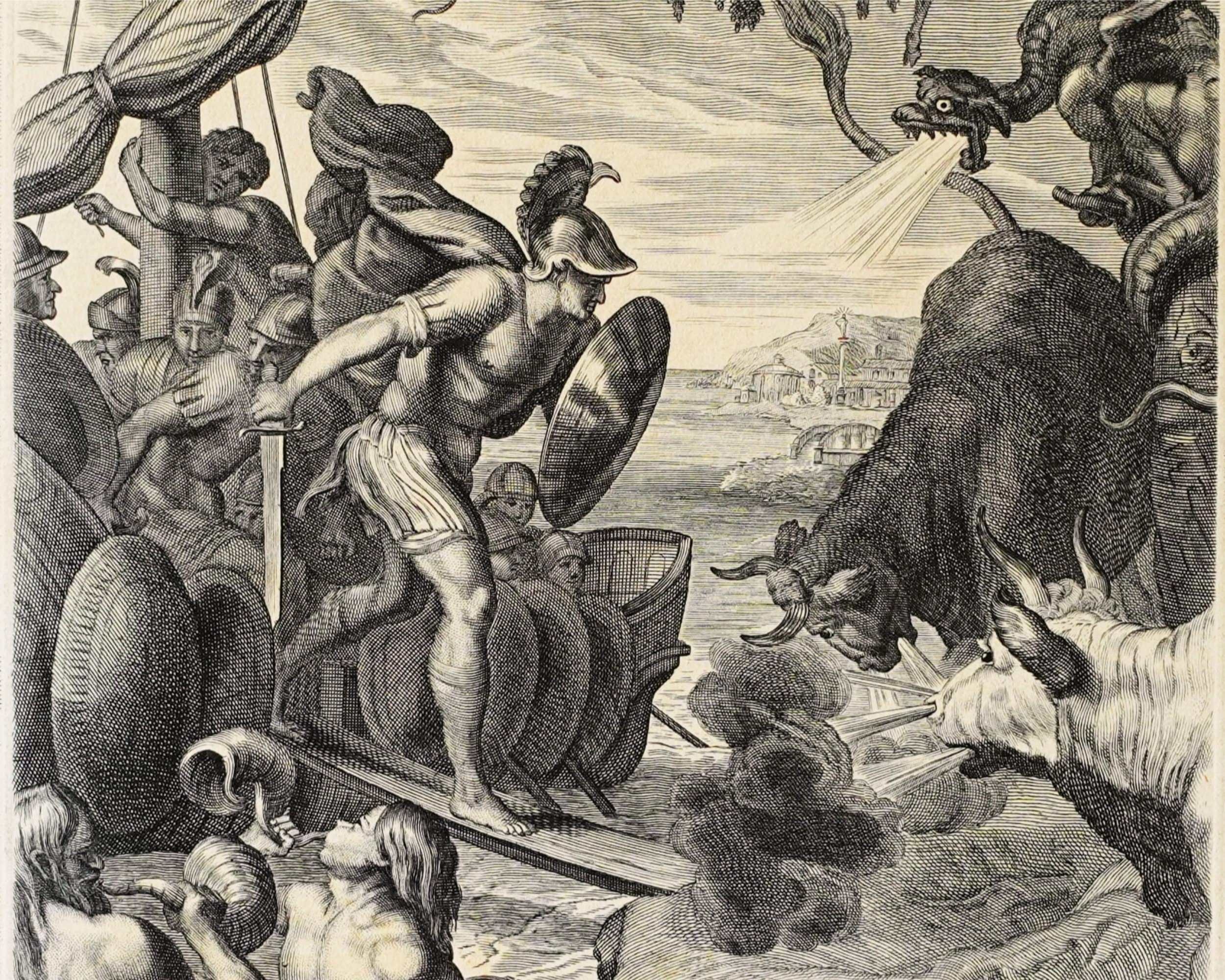 18th Century Etching Mythological Scene by Bernard Picart 1673-1733 ...