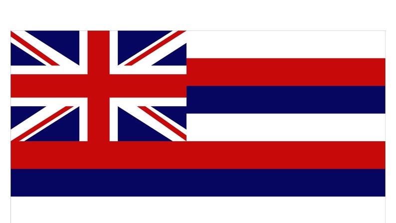 Hawaii State Flag 3'x5' Flag - Hawaii State - Premium Polyester 36 X 60 ...