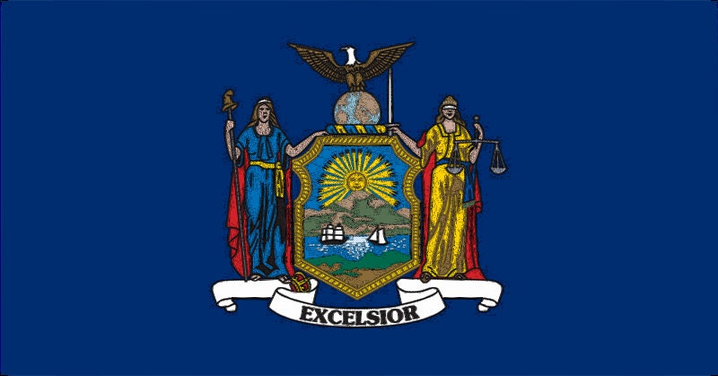 New York State 3'x5' Flag - New York State Flag - Premium Polyester 36 ...