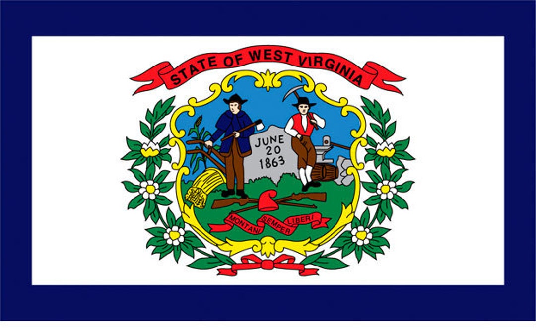West Virginia State Flag 3'x5' Flag - West Virginia State - Premium ...