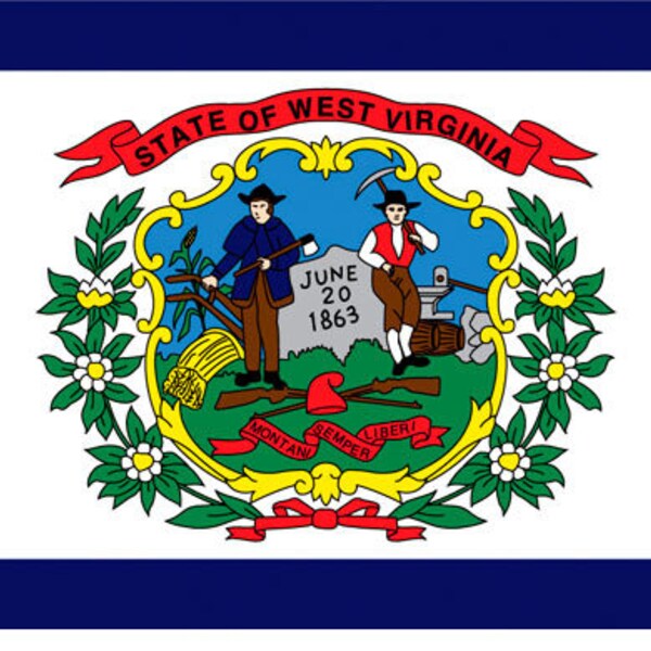 West Virginia State - Etsy