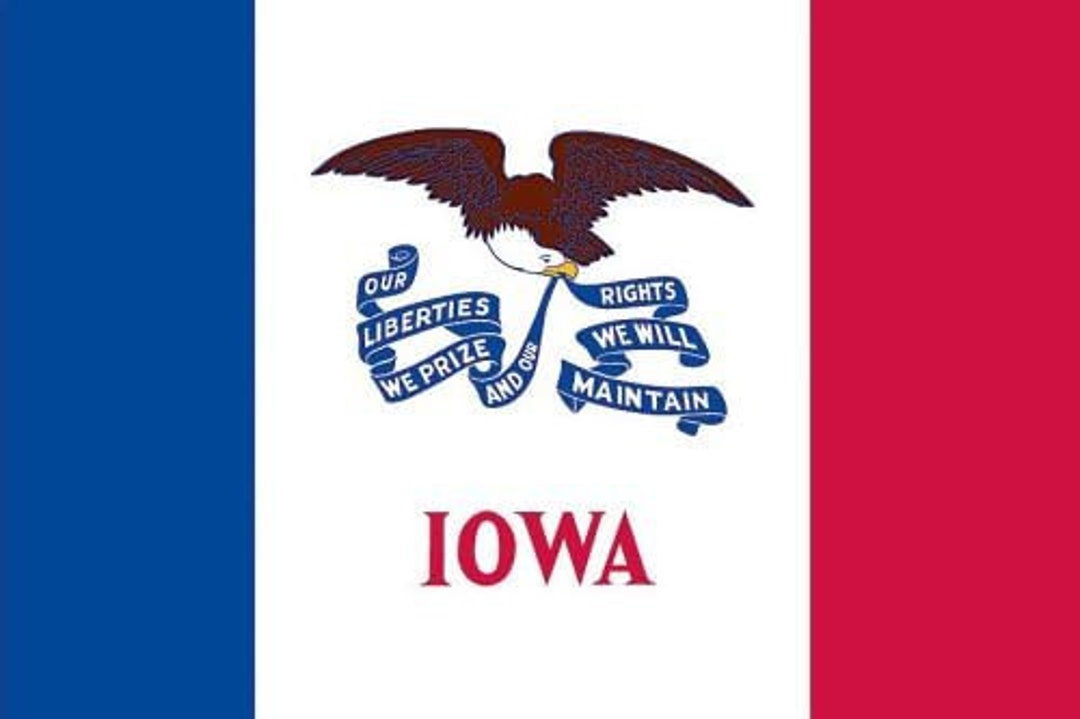 Iowa Flag 3'x5' Flag - Iowa State Flag - Premium Polyester 36 X 60 Inch ...