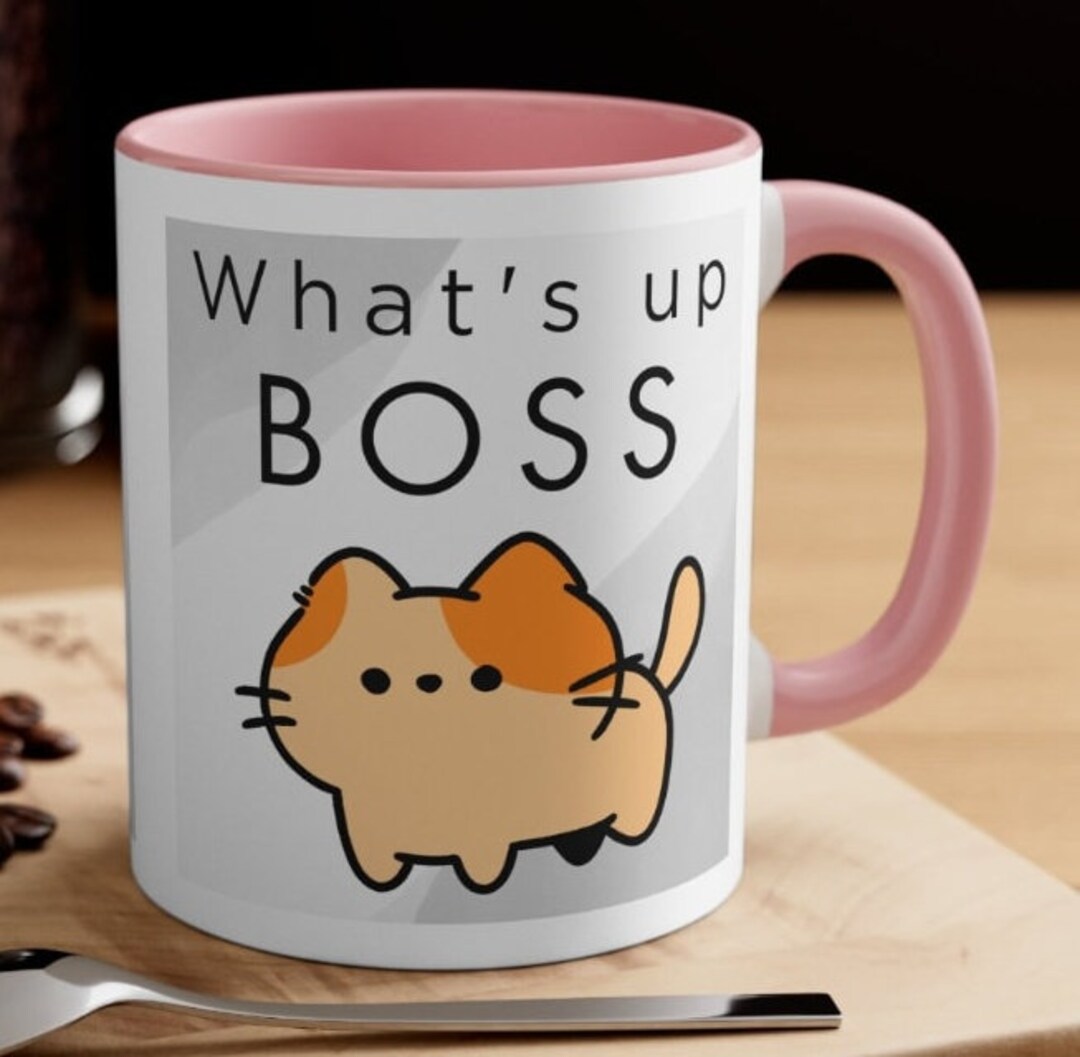 What's up Boss. Funny Cat Quotes - Etsy
