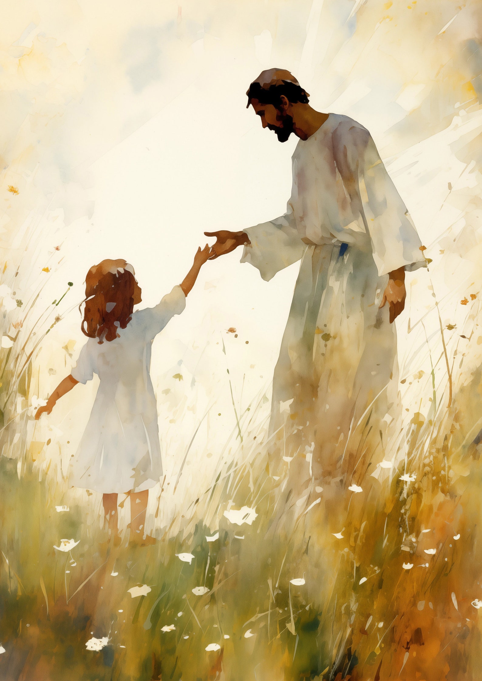 Come Follow Me, Printable Digital Download Jesus Christ Walking With ...