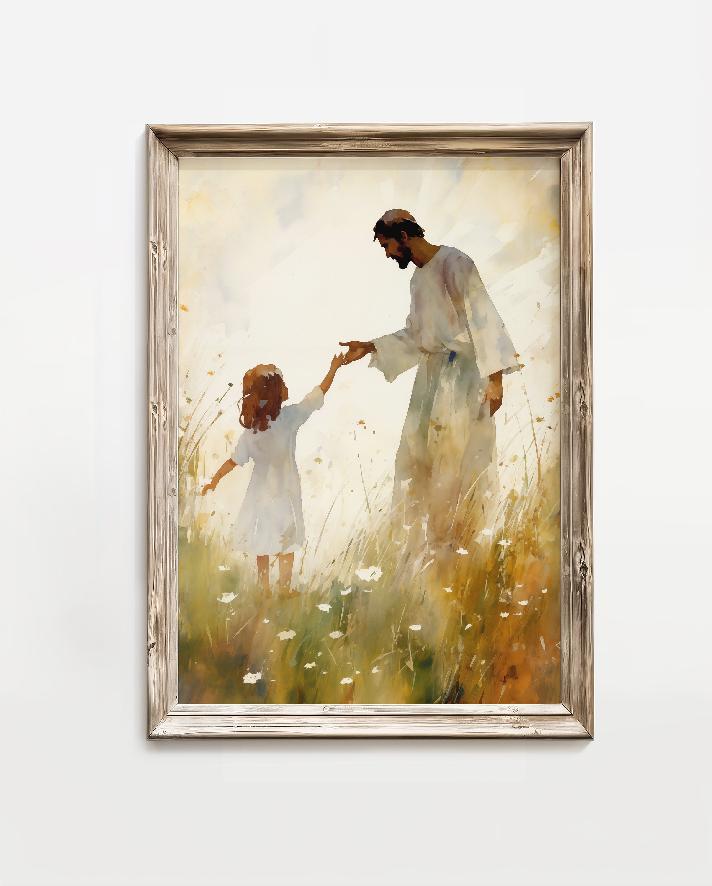 Come Follow Me, Printable Digital Download Jesus Christ Walking With ...