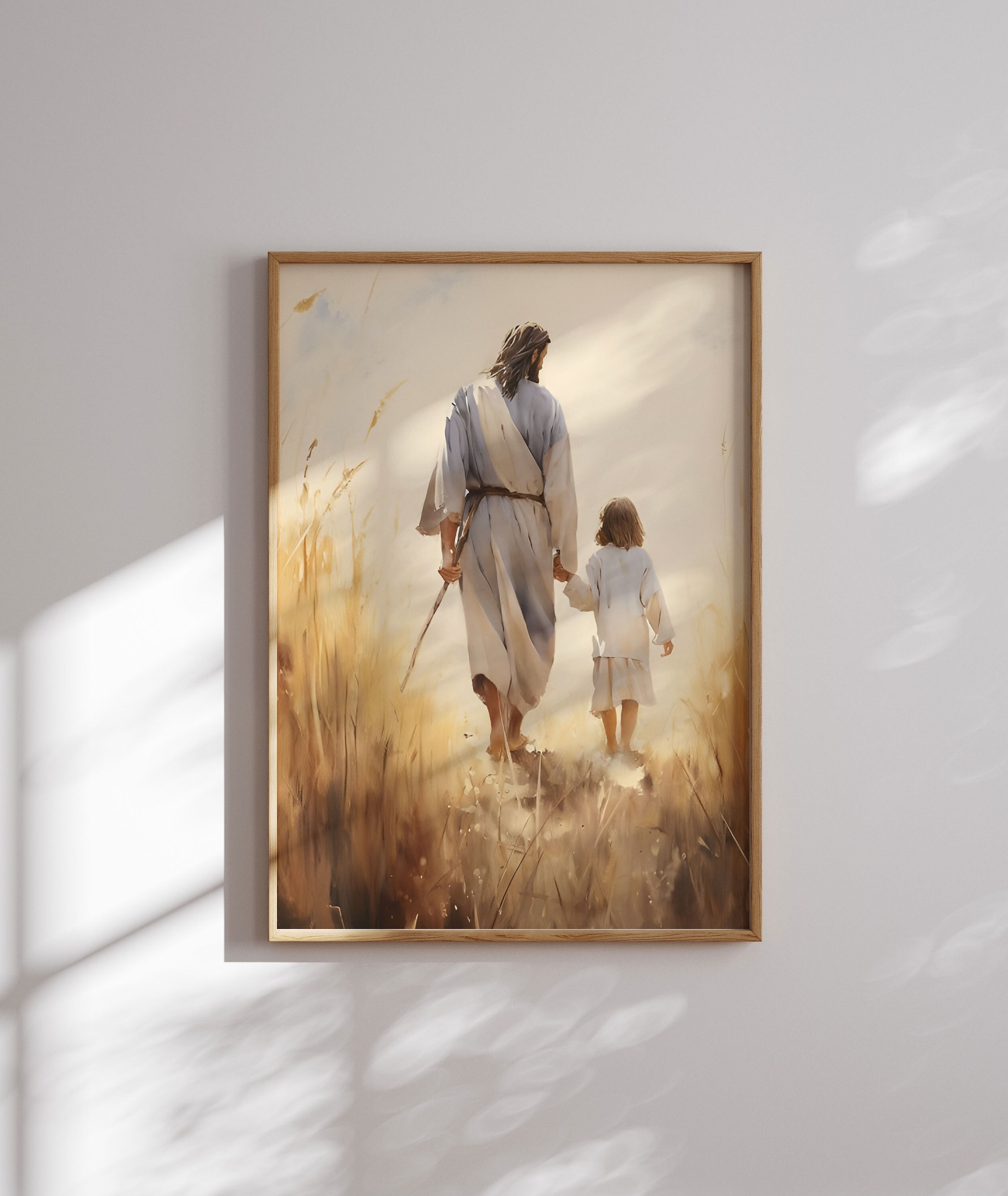 Come Follow Me Wall Art Printable, Jesus Christ Vintage Bible Art ...