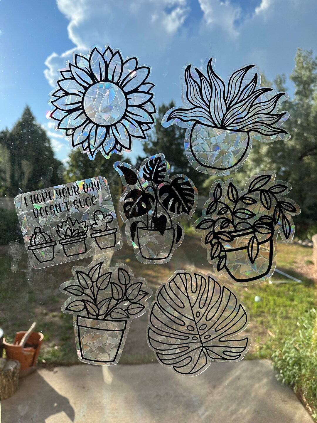 Sun Catcher Window Clings - Etsy