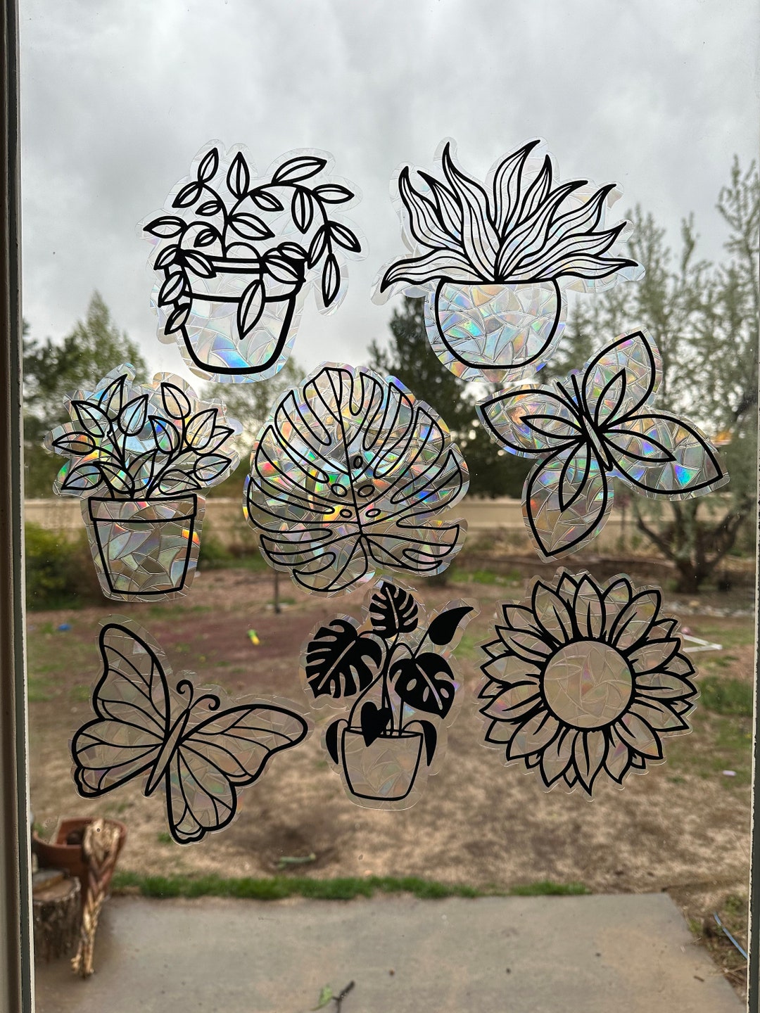 Sun Catcher Window Clings - Etsy
