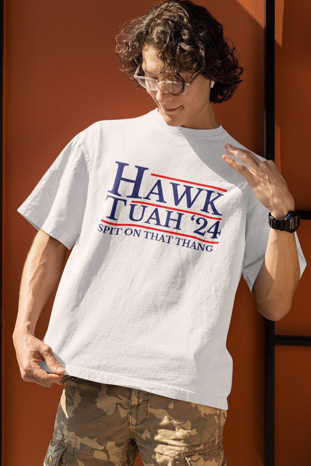 Hawk Tuah 2024, Funny Election Tshirt, Funny Election Shirt, Funny ...
