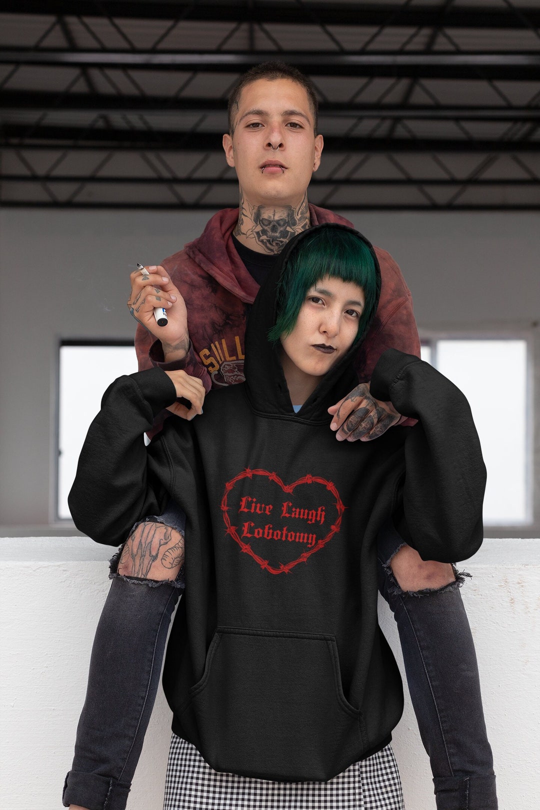 Live Laugh Lobotomy - Unisex Hoodie - Etsy