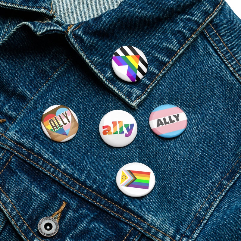 Lgbt Ally Pin - Etsy