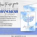 Elegant Hanukkah Card, Printable, Instant Download, Digital File, PDF ...