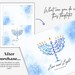 Elegant Hanukkah Card, Printable, Instant Download, Digital File, PDF ...