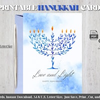 Printable Hanukkah Craft: 3D Paper Menorah (hanukkiah) for Kids to Make ...