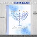Elegant Hanukkah Card, Printable, Instant Download, Digital File, PDF ...