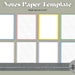 14 Notes Paper Sheets, Template, Printable, Journal, Digital Item ...