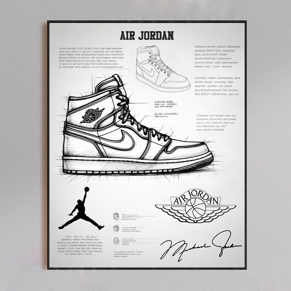 Michael Jordan Poster - Etsy