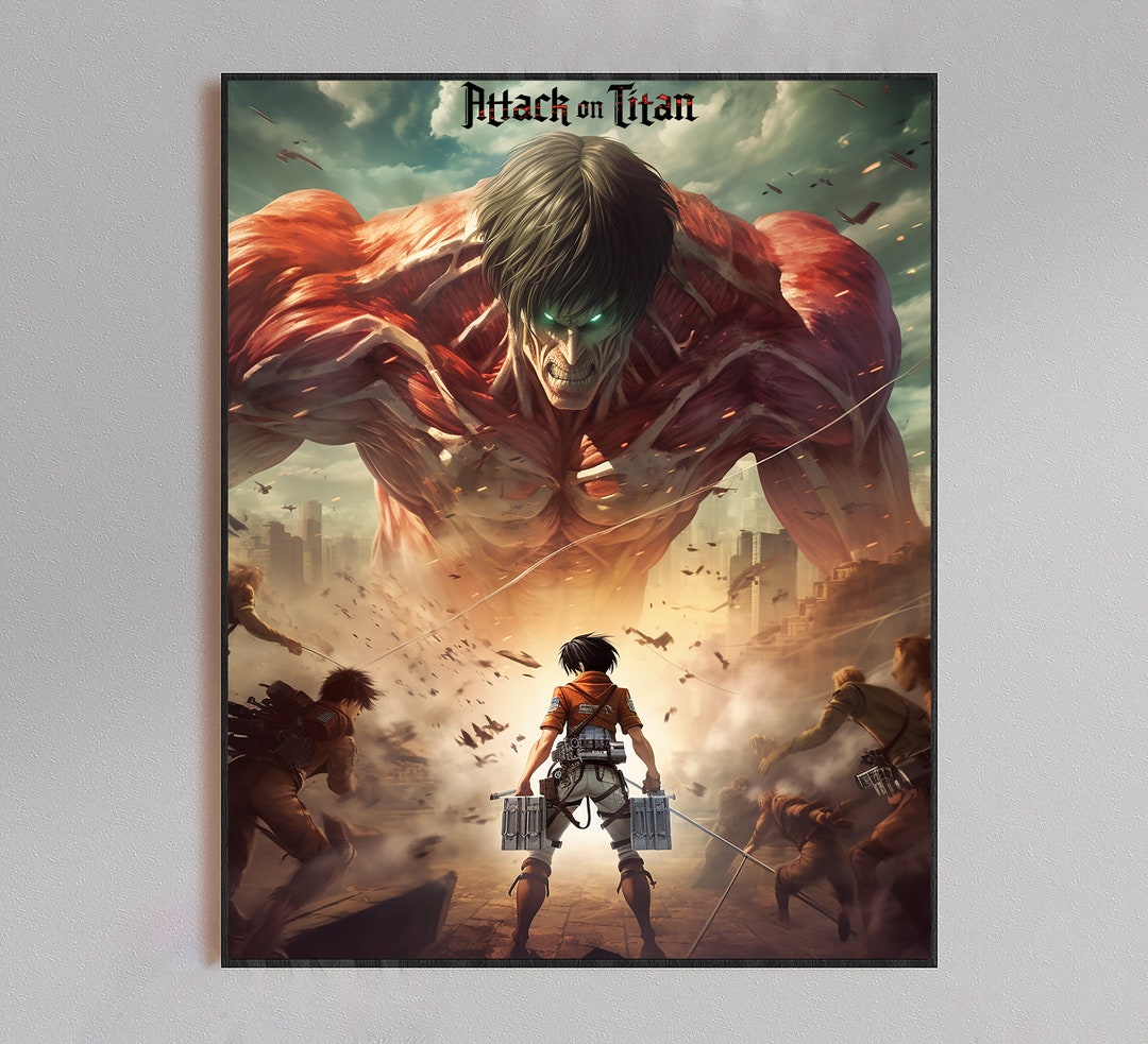 Attack on Titan Poster Anime Wall Art Anime Poster - Etsy