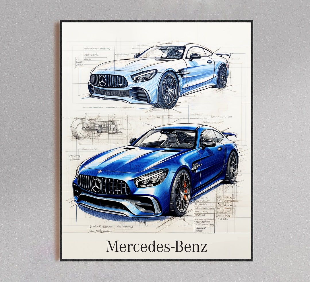 Mercedes AMG Poster Mercedes AMG Wall Art Mercedes AMG Svg - Etsy