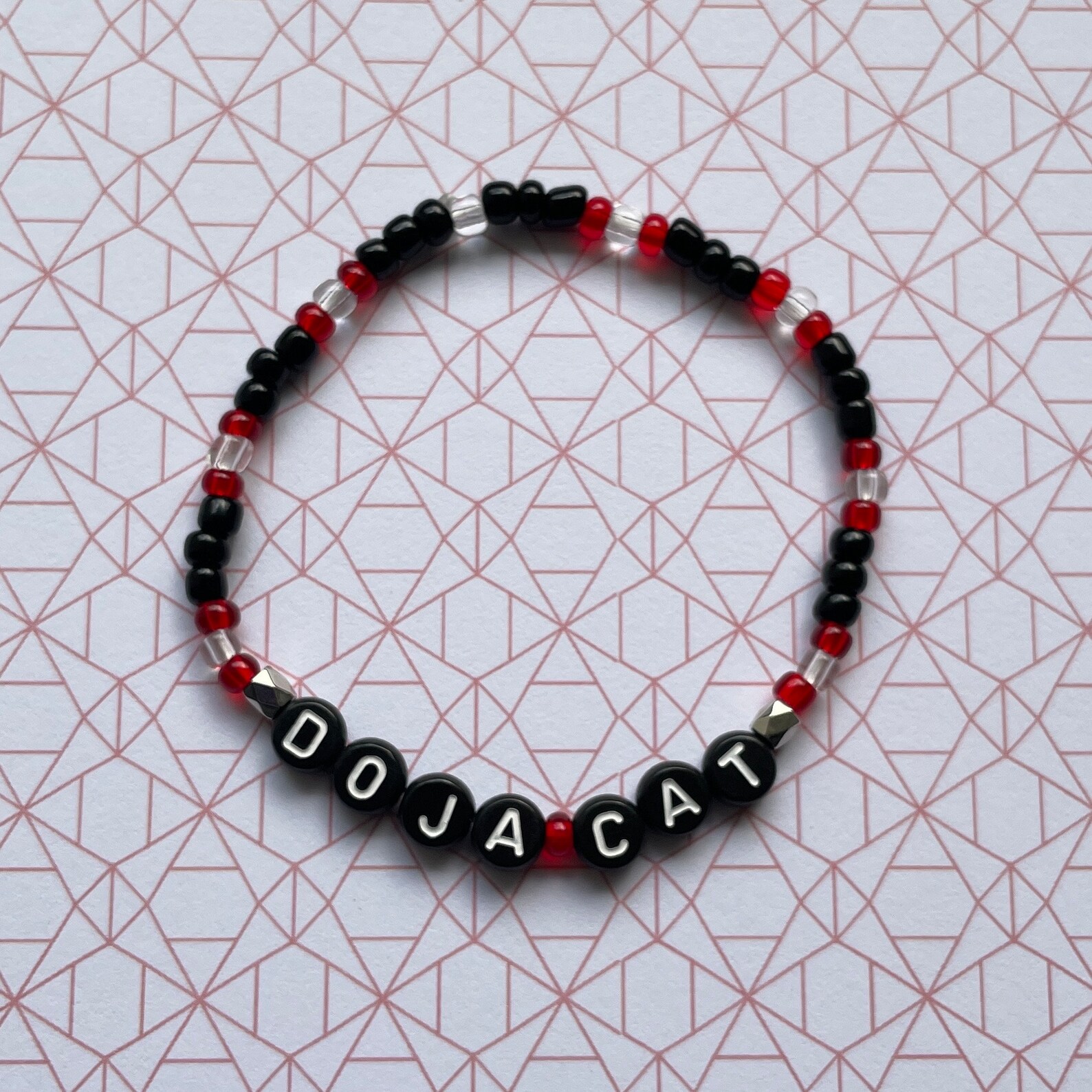 READY to Ship | DOJA CAT Scarlet Tour Friendship Beaded Bracelet Set of ...