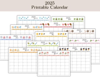 Printable Calendars, Printable Kids Calendars, 2025 Calendars ...