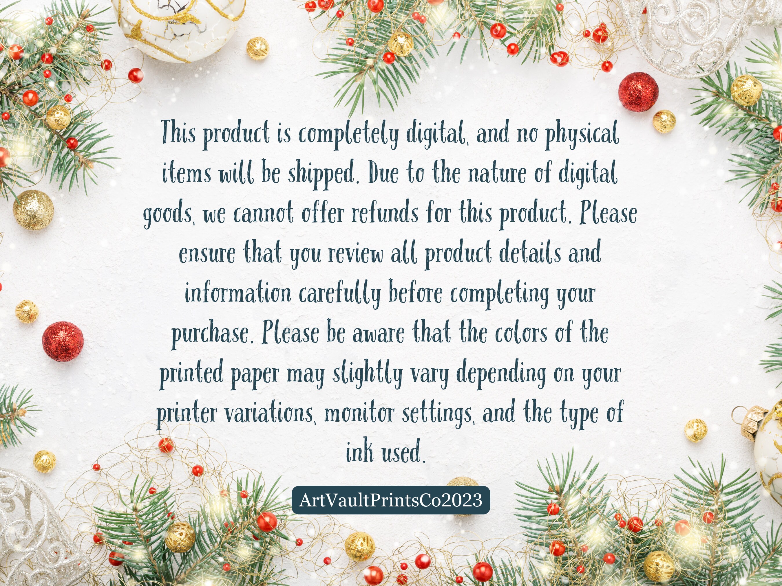 Printable Christmas Writing Paper Set of 8, Christmas Stationery ...