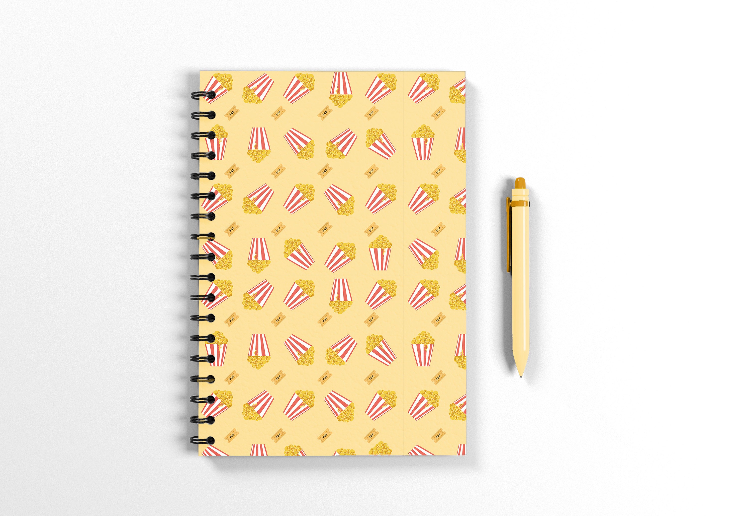 Popcorn Digital Paper Sets Food Background Popcorn Scrapbook Paper ...