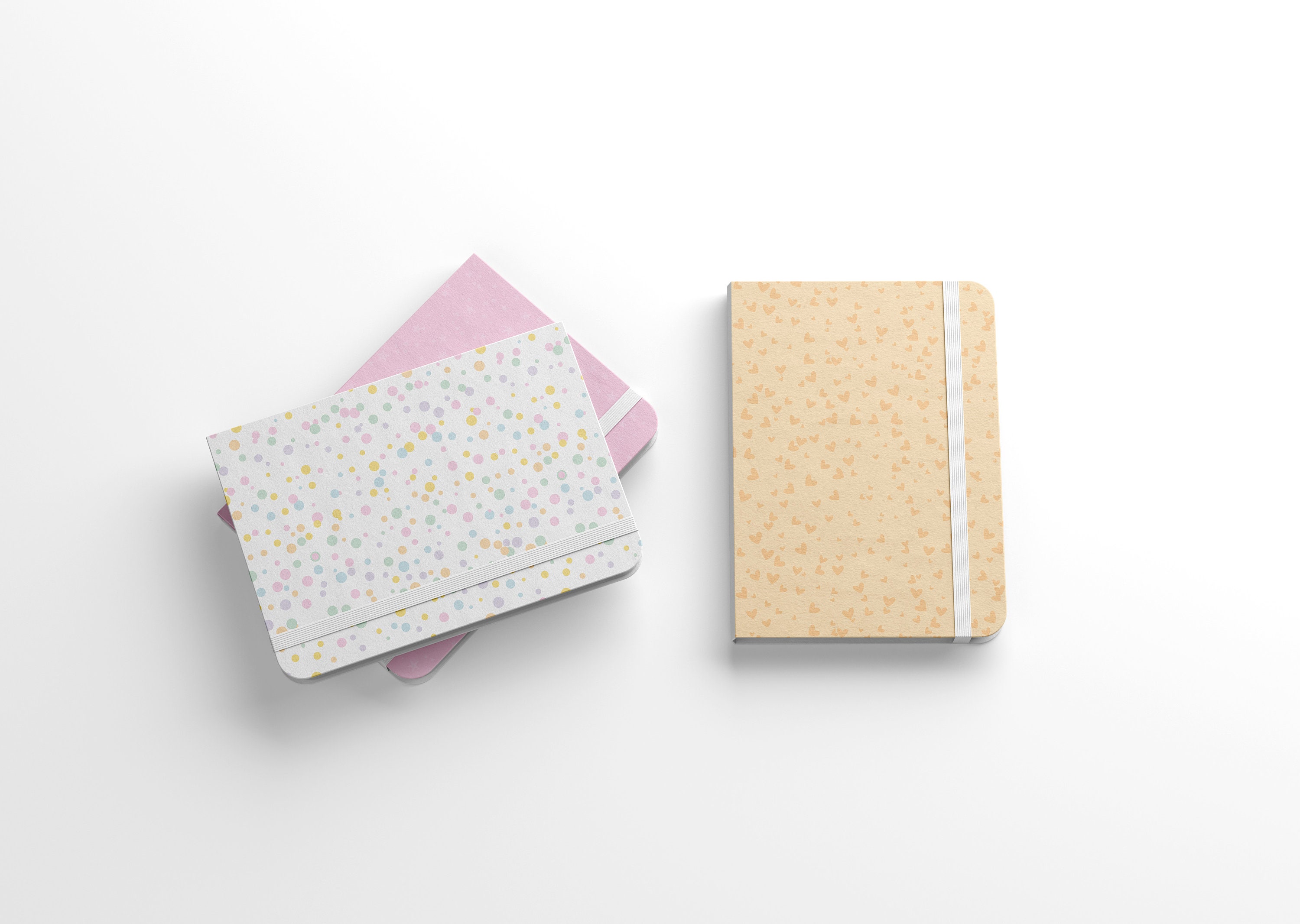 Pastels Digital Paper Sets Confetti Background Polka Dots Scrapbook ...