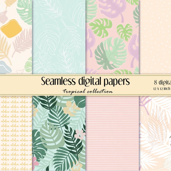 Tropical Scrapbook - Etsy