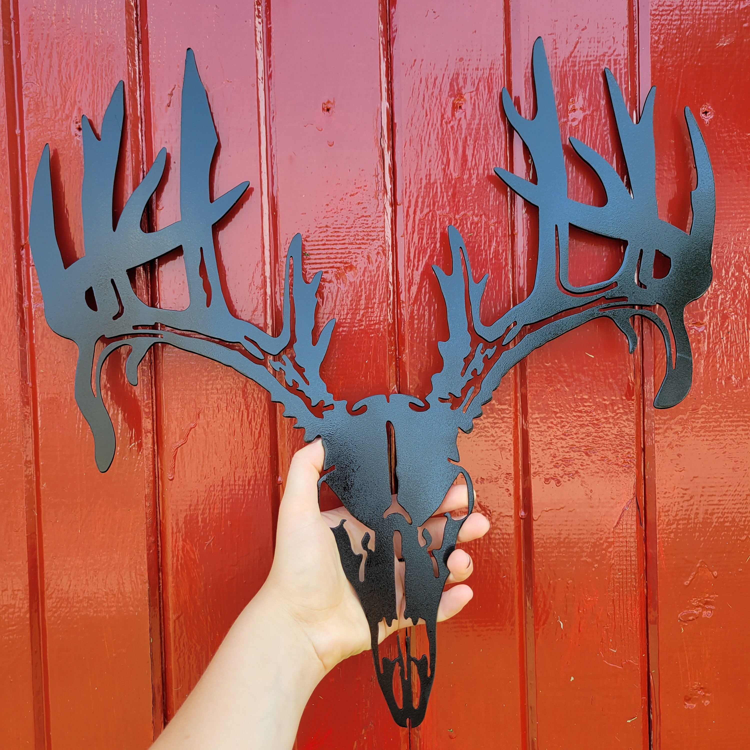 Deer Metal Wall Art, Metal Deer Sign, Deer Head Sign, Wall Hangings ...