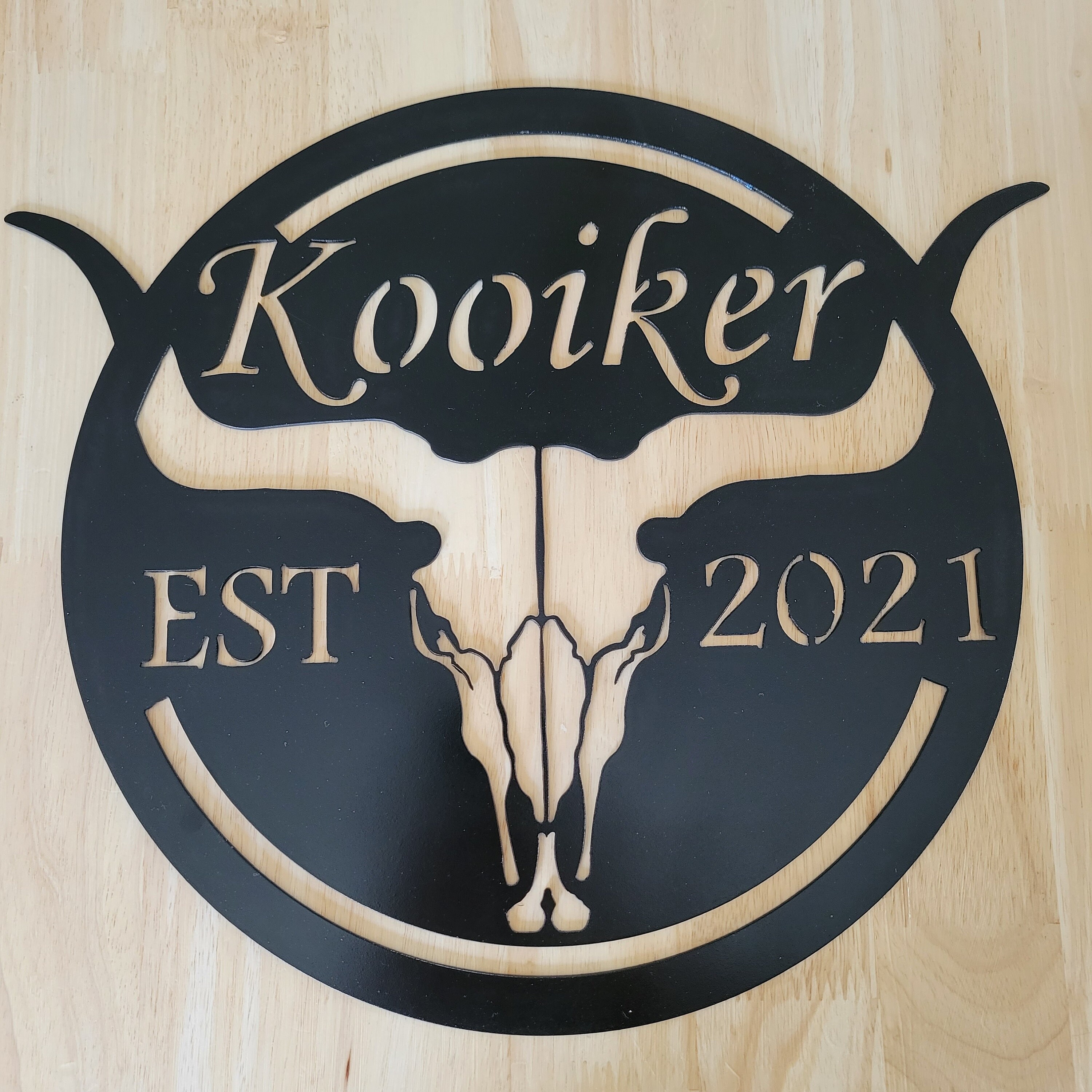 Texas Longhorn Decor, Western Decor, Western Wall Hanging, Metal Texas ...