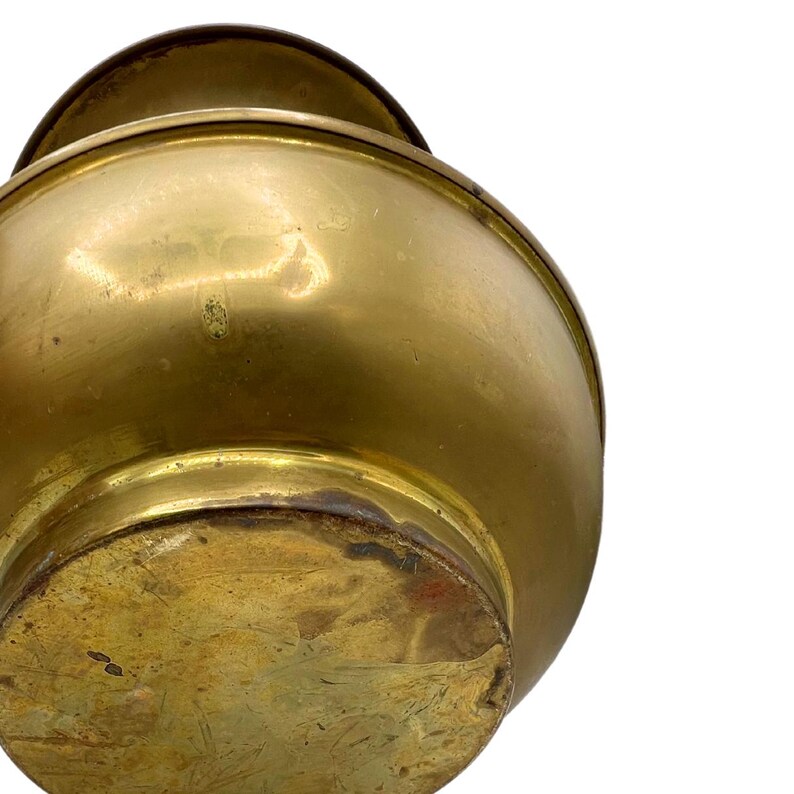 Vintage Pony Express Brass Spittoon - Etsy