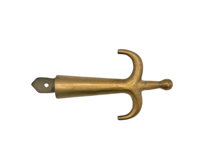 Vintage Brass Boat Hook - Etsy