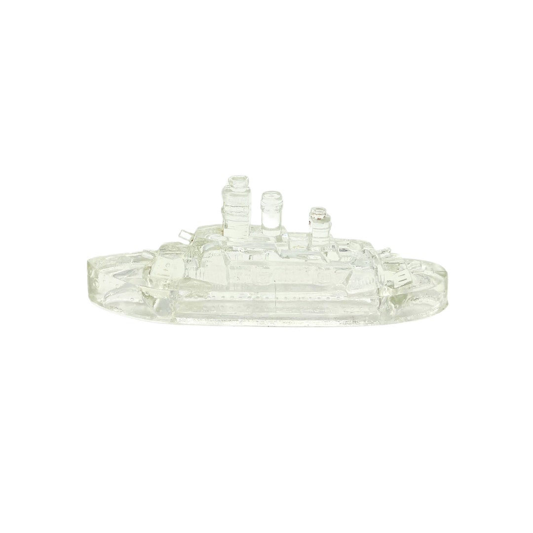 Vintage Victory Glass Co. Battleship Candy Container - Etsy