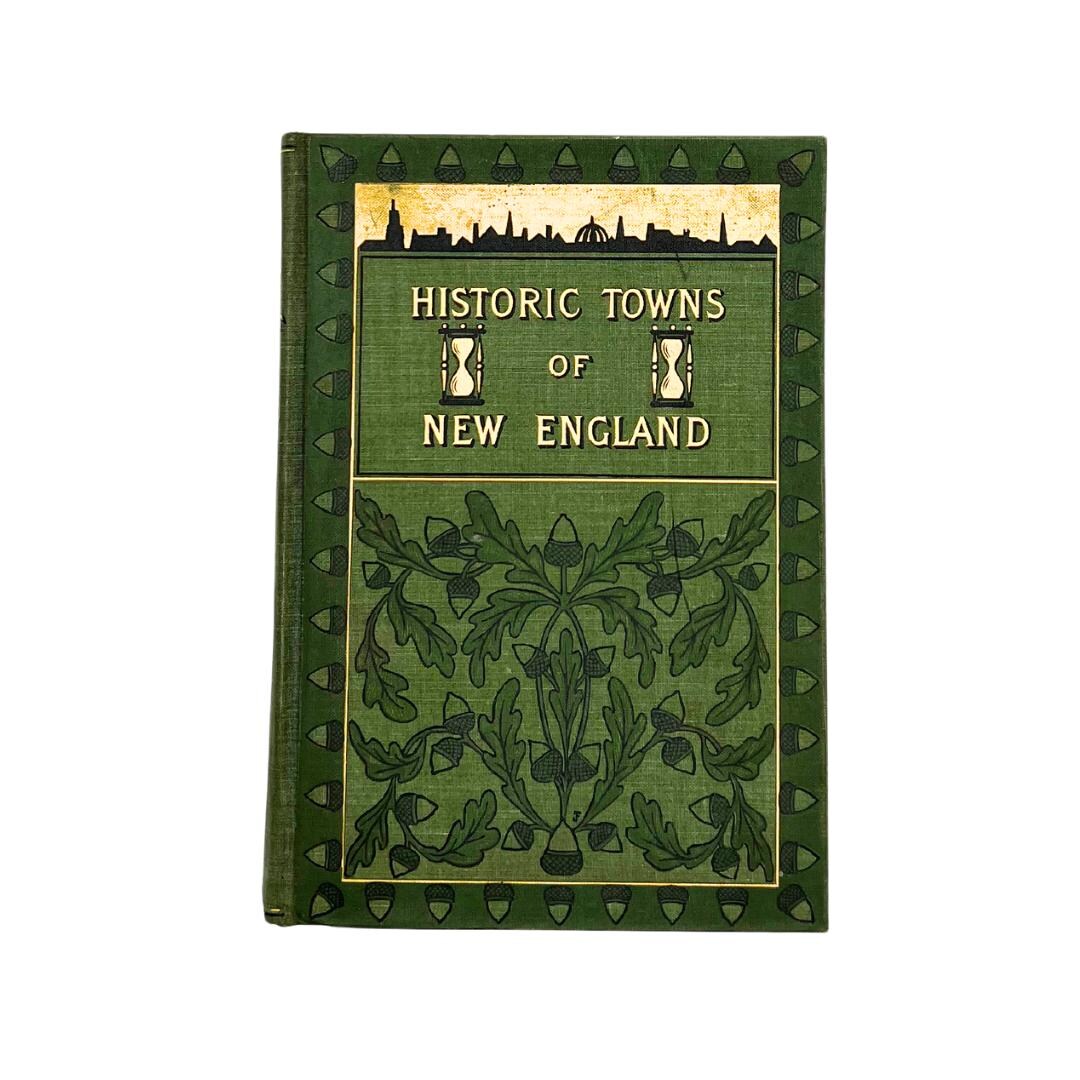 1898 Book: Historic Towns of New England - Etsy