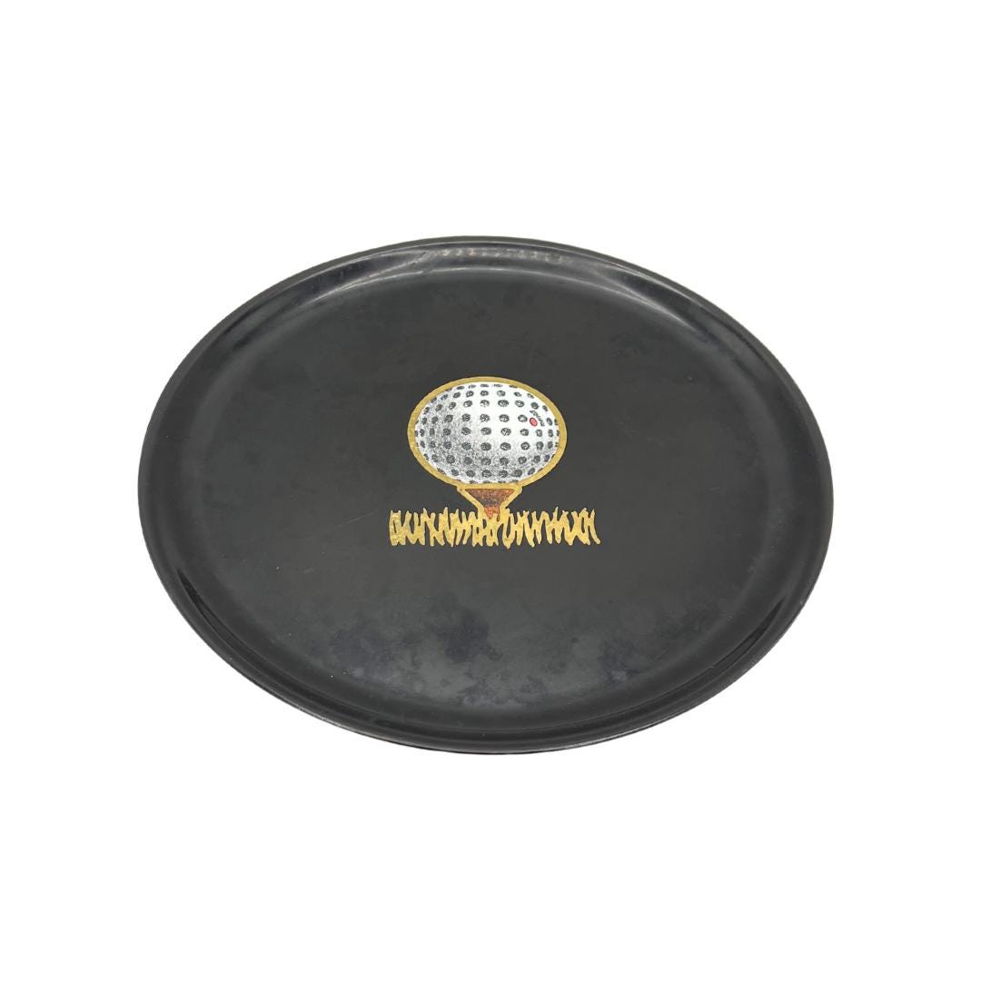 Vintage Couroc of Monterey Golf Ball Tray - Etsy