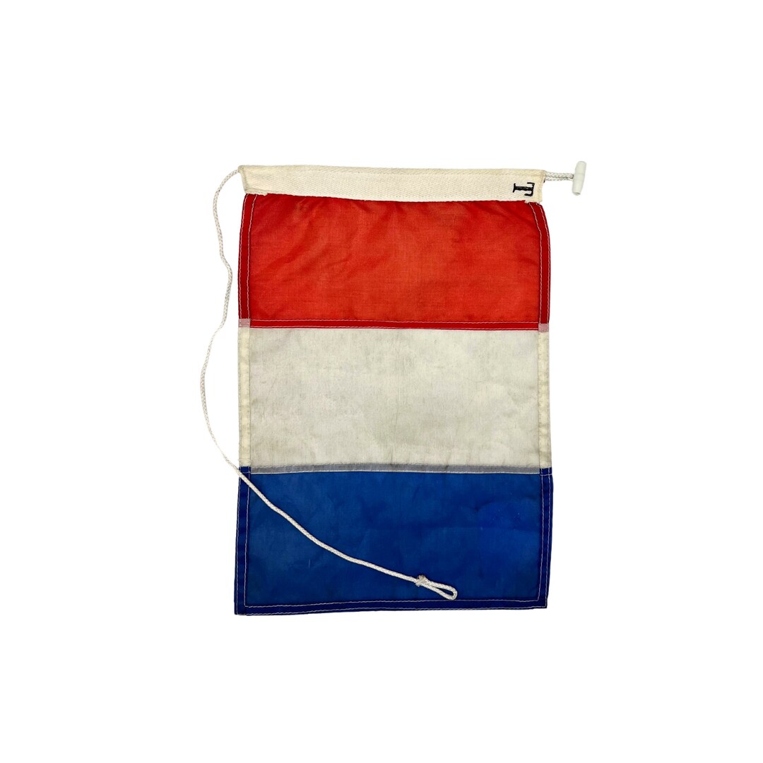 Vintage Nautical Signal Flag Letter T - Etsy