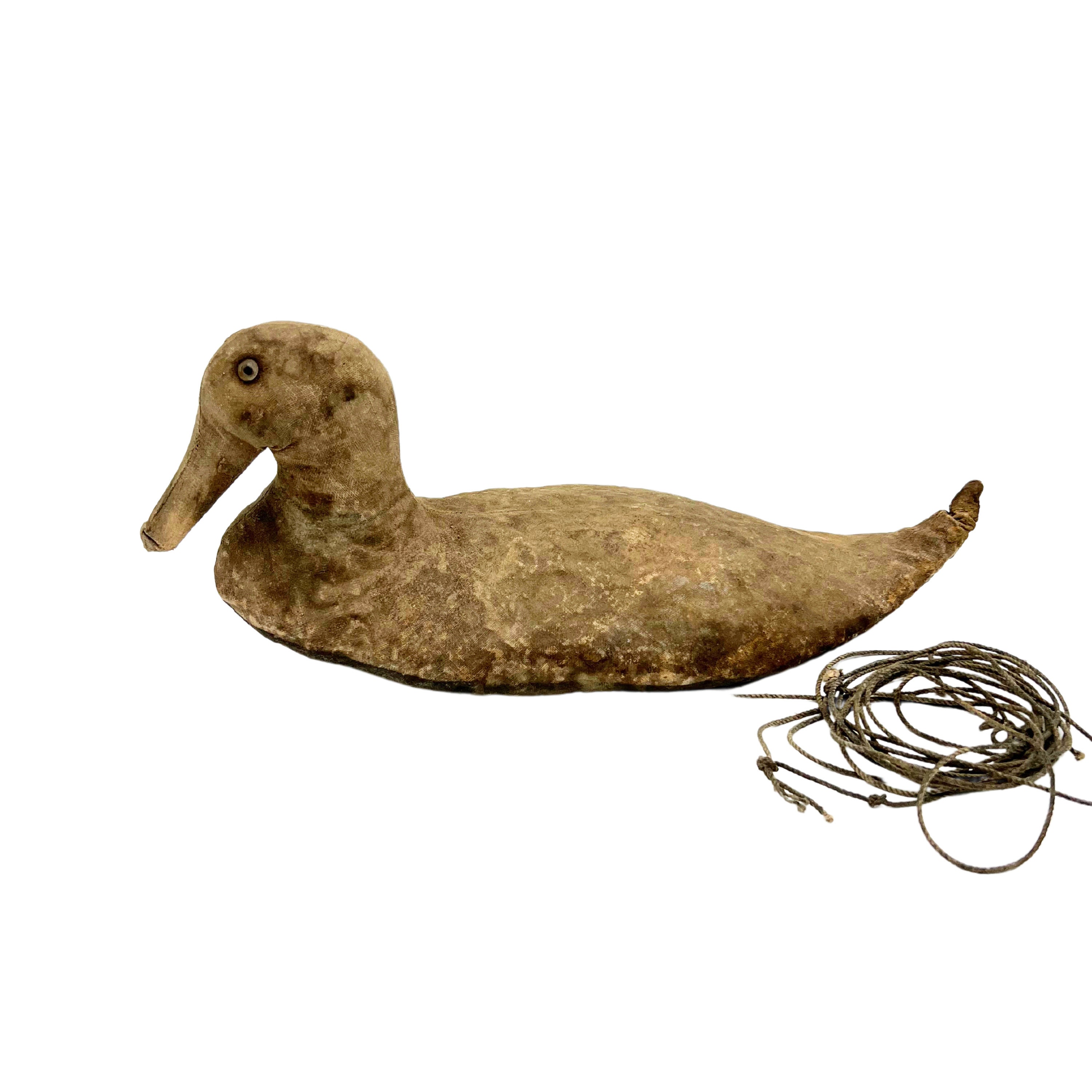 Antique Canvas Duck Decoy - Etsy