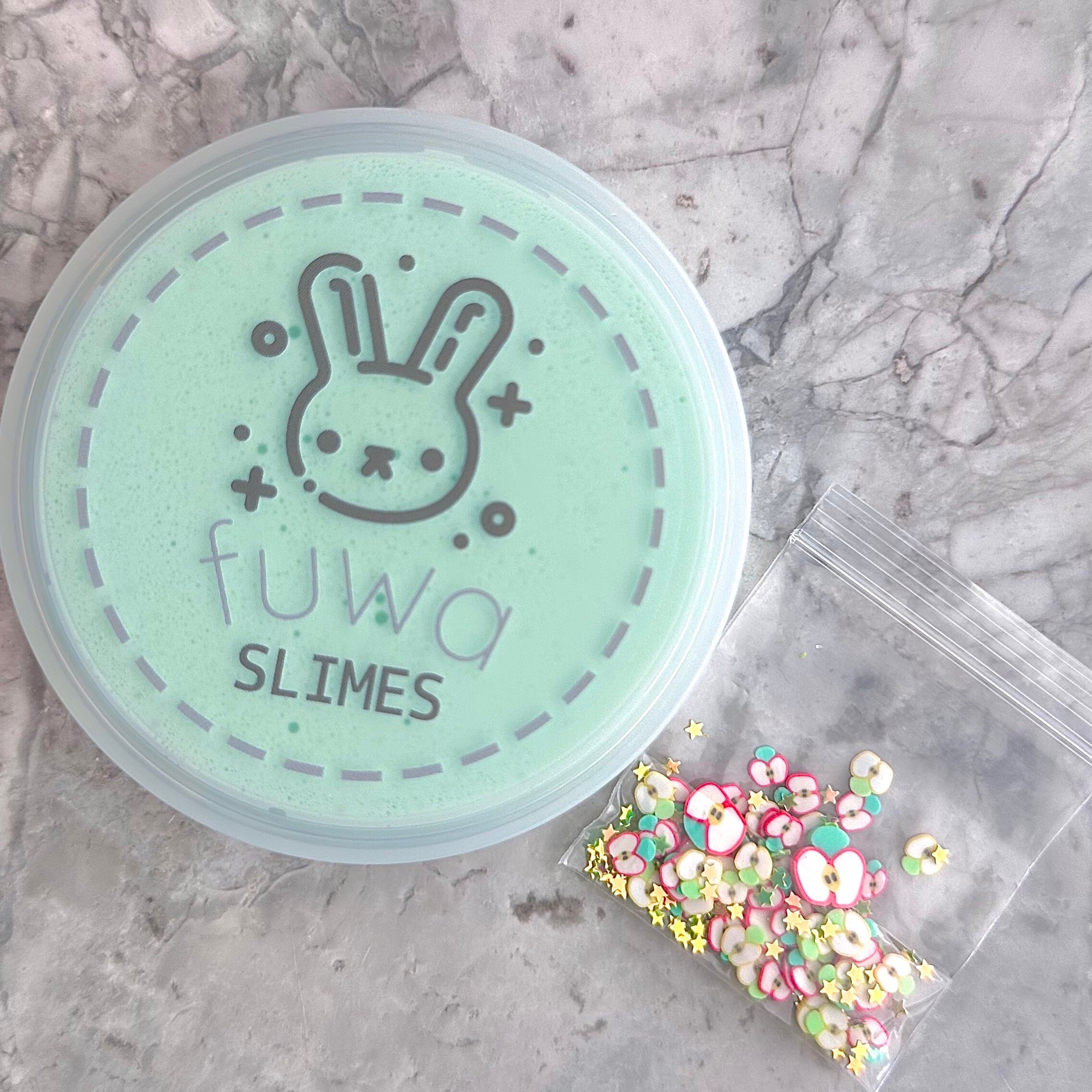 Green Apple Taffy: Thick Glossy Slime Glossy Thick Slime Green Apple ...