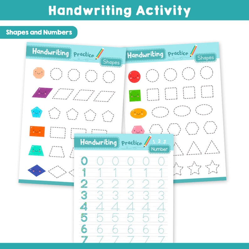 Handwriting Activity, Alphabet Tracing, Home School Curriculum ...