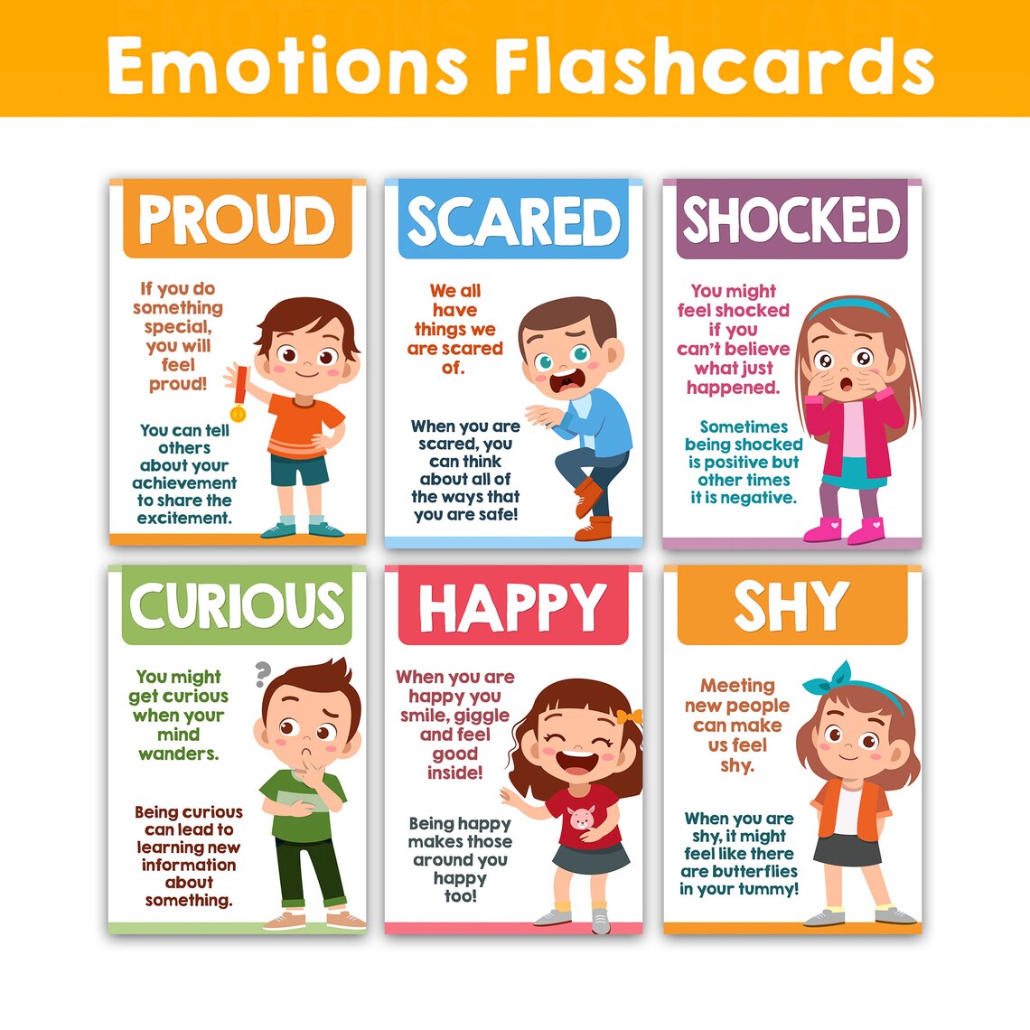 Emotions Flashcards, Feelings Flashcards, How Are You Feeling Today ...